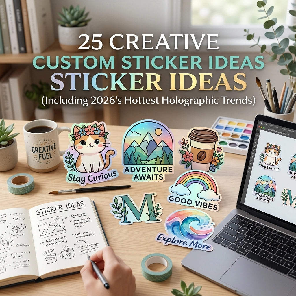 25 Creative Custom Sticker Ideas (Including 2026’s Hottest Holographic ...